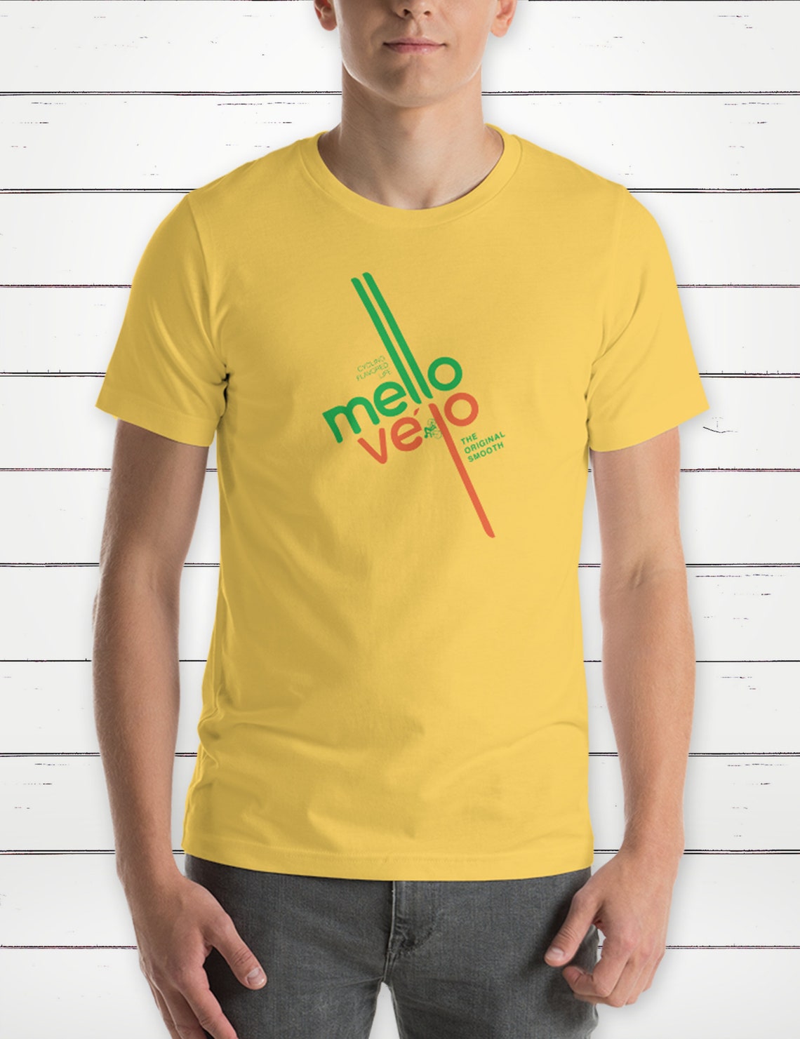 T-shirt Mello Velo Graphic Tee Unisex Premium T-shirt Bella Canvas 3001 ...