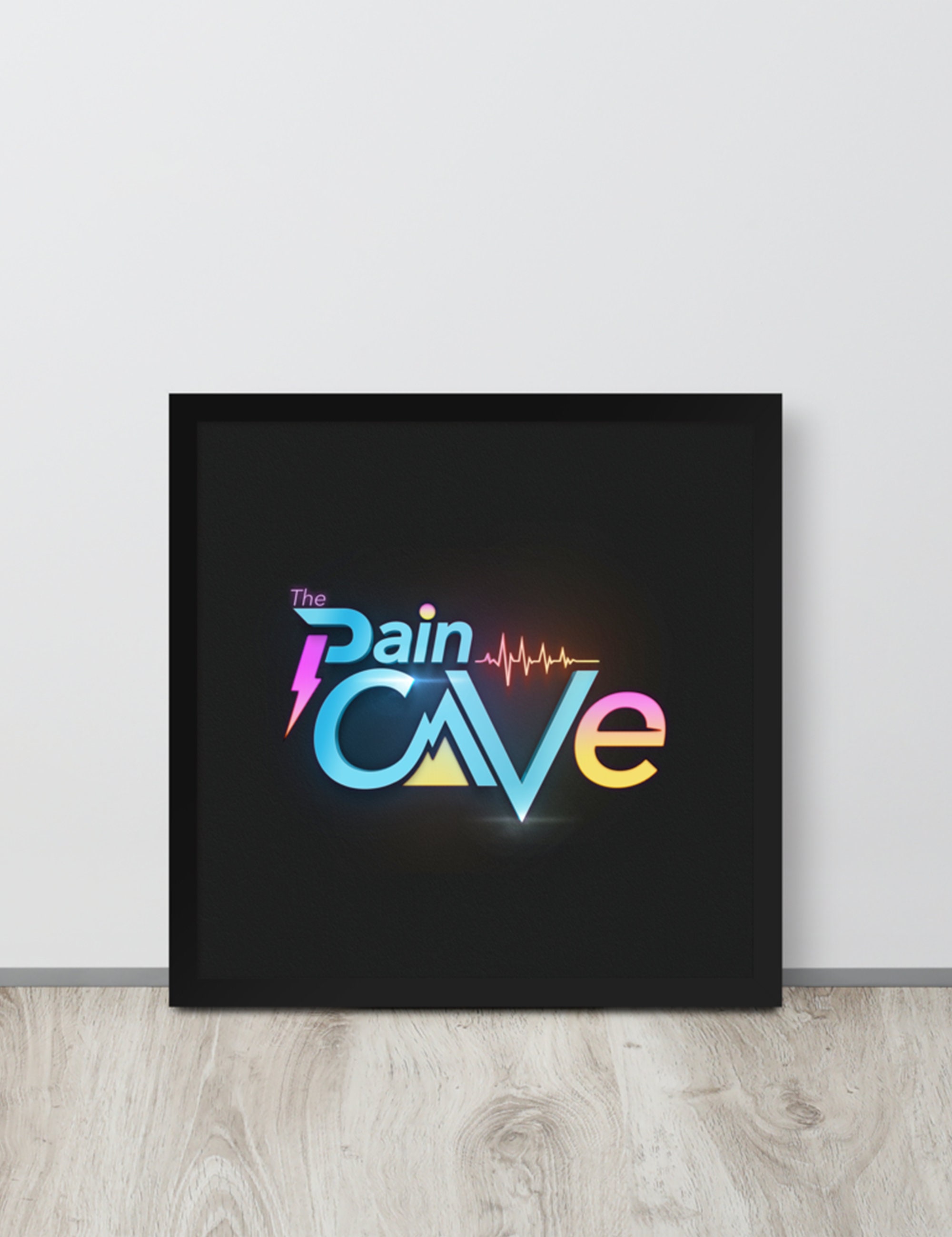 Pain Cave Cycling Poster - Enhanced Matte Paper Framed Poster - Etsy