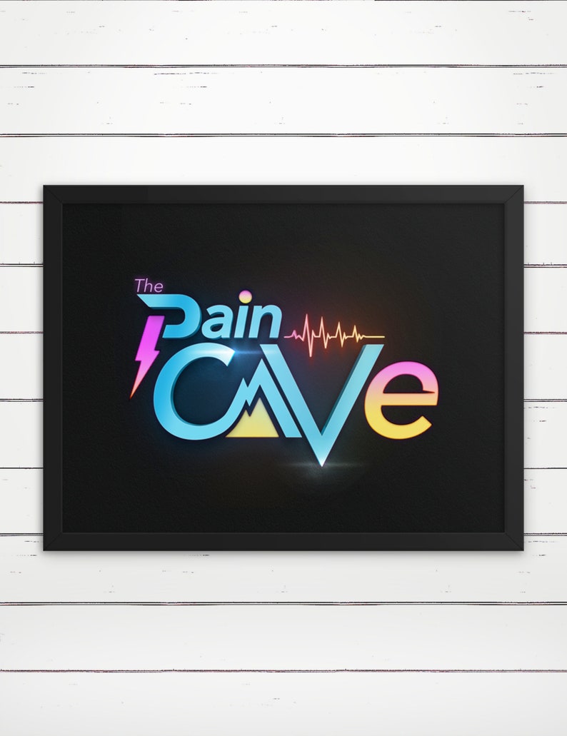 Pain Cave Cycling Poster - Enhanced Matte Paper Framed Poster - Etsy