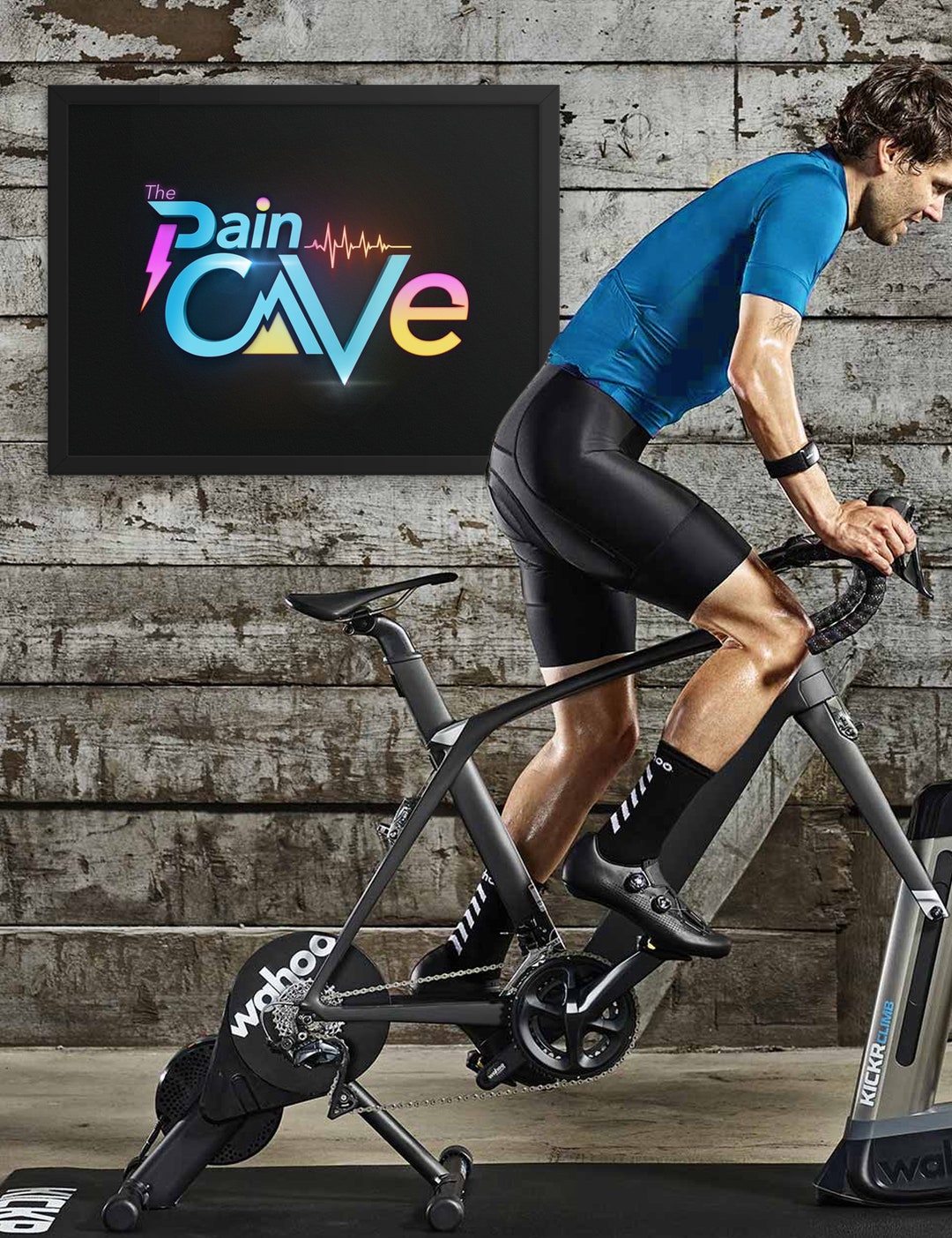 Pain Cave Cycling Poster - Enhanced Matte Paper Framed Poster - Etsy
