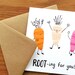 Veggie Pun Good Luck Card Cute Carrot Pun Card Rooting for | Etsy