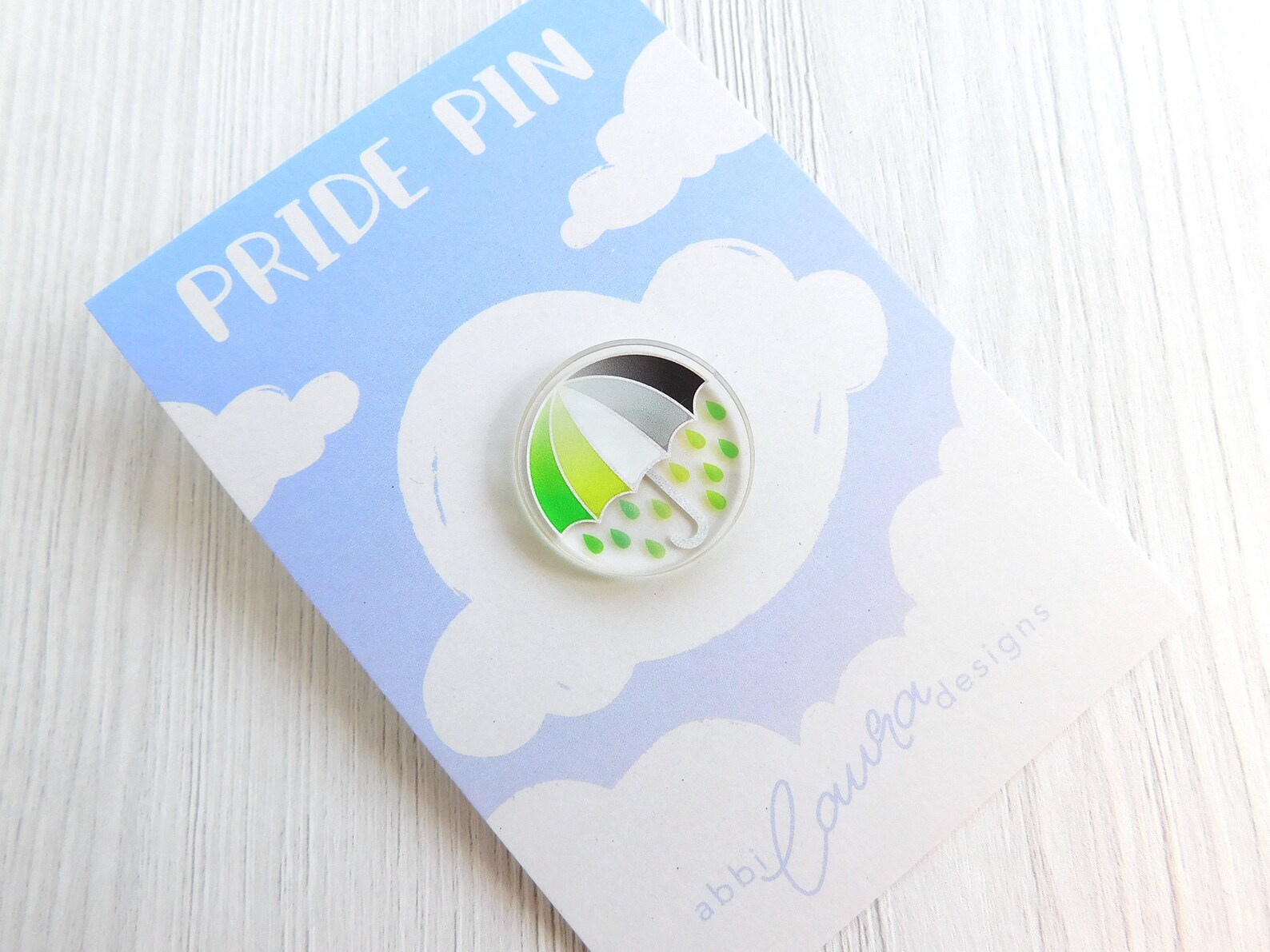 Aromantic Pride Badge Aro Umbrella Pride Pin LGBTQIA Pride - Etsy UK