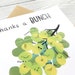 Thanks A Bunch Grape Pun Card, Funny Pun Thank You Card, Cute ...