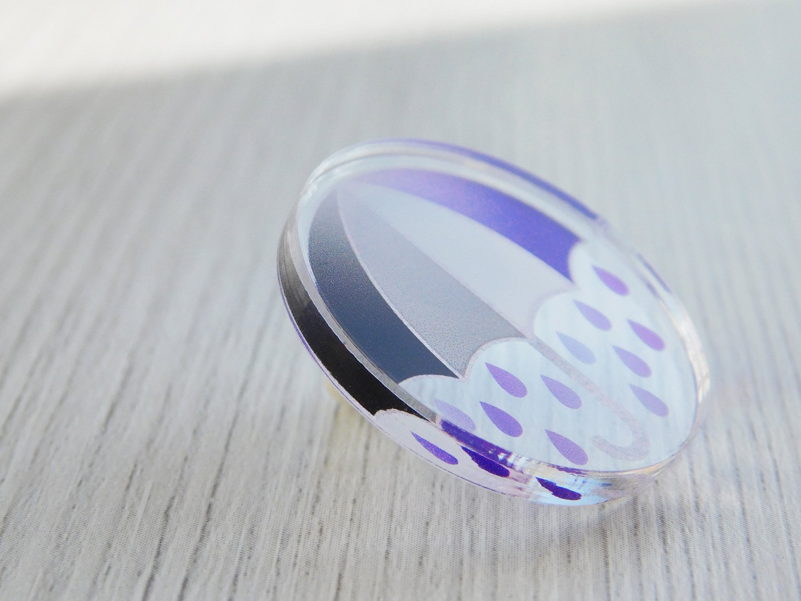 Asexual Pride Pin Ace Pride Pin Umbrella Ace Pride Lapel Pin - Etsy