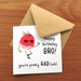 Happy Birthday Bro You're Pretty Rad ish Funny Radish - Etsy