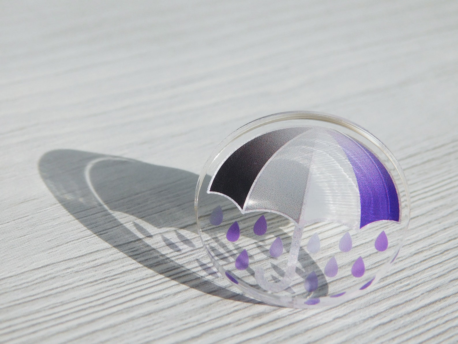 Asexual Pride Pin Ace Pride Pin Umbrella Ace Pride Lapel Pin - Etsy