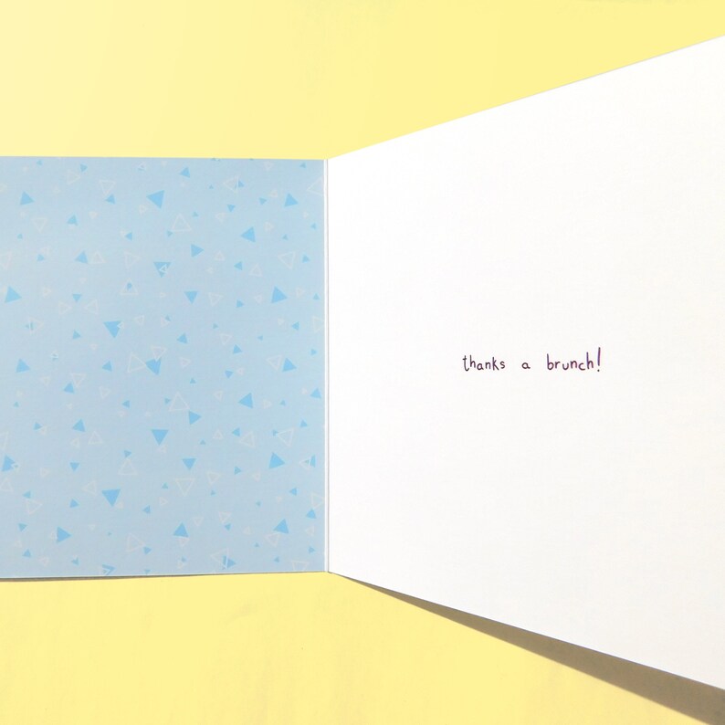 Bread Pun Thank You Card Thanks A Bunch Funny Greeting Card - Etsy UK