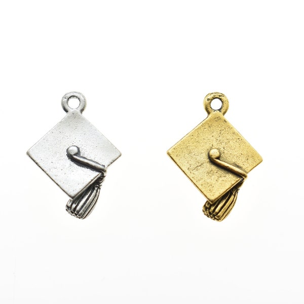 Graduation Cap Charm - Etsy