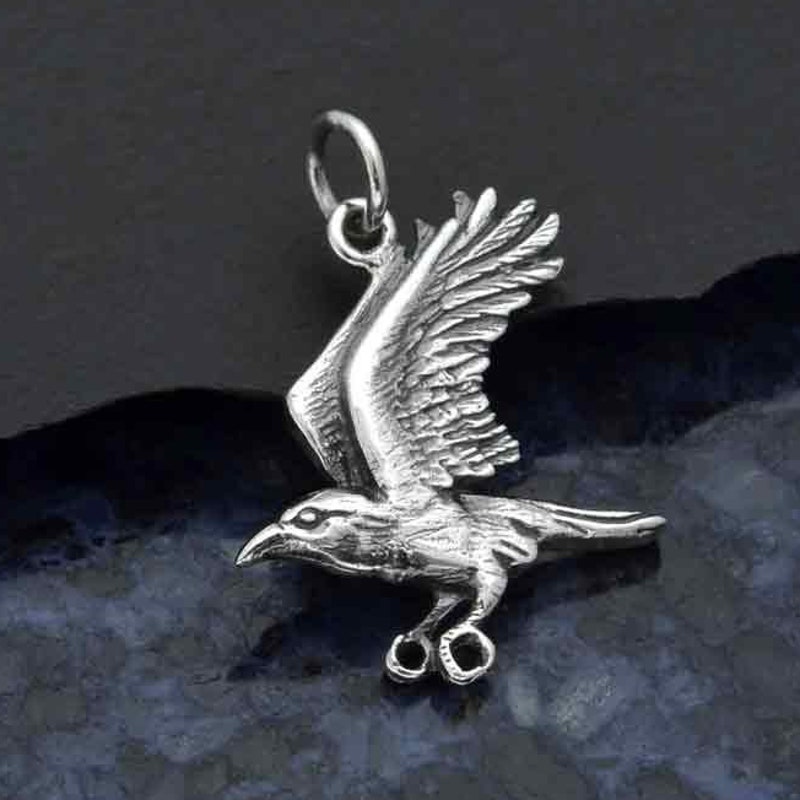 Flying Raven - Etsy