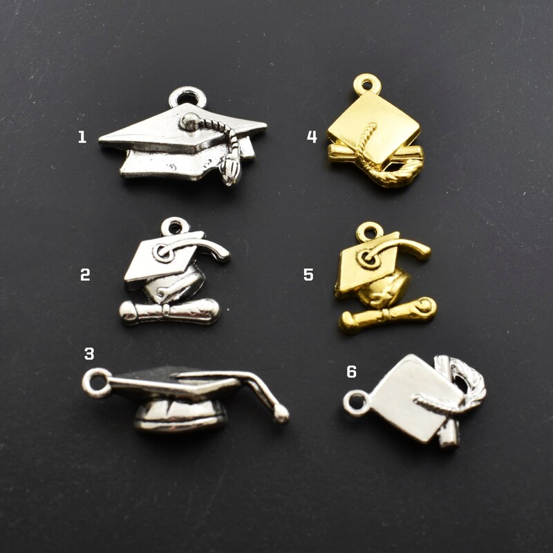 Graduation Cap Charm - Etsy