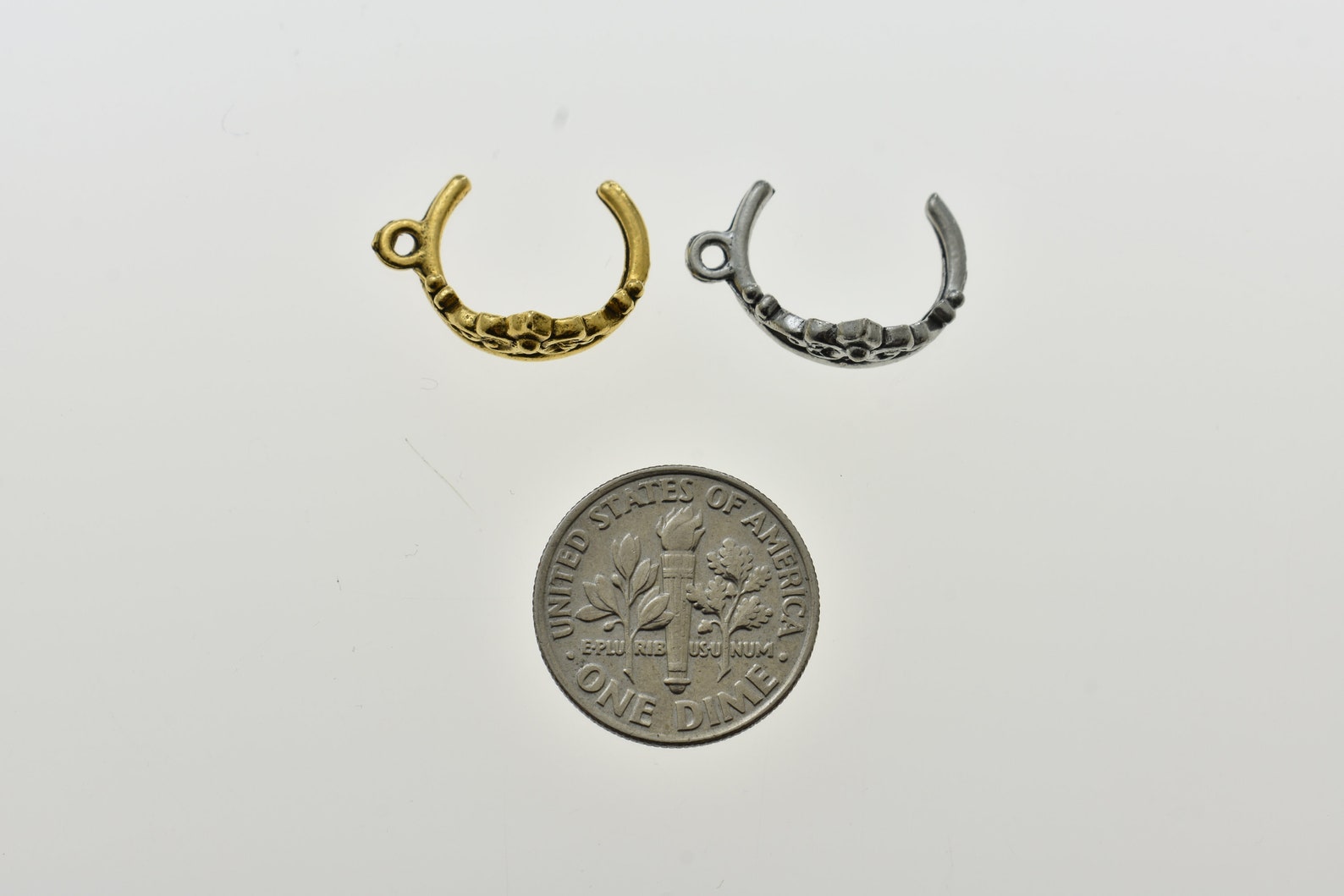 Tiara Charm in Antique Silver Pewter or 24 Karat Gold Plated - Etsy