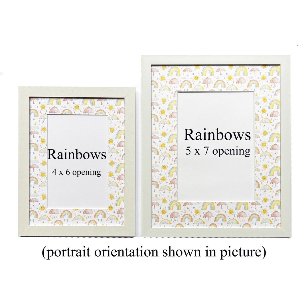 Rainbows Photo Frame – Handmade Picture Frame, Office Decor - Etsy