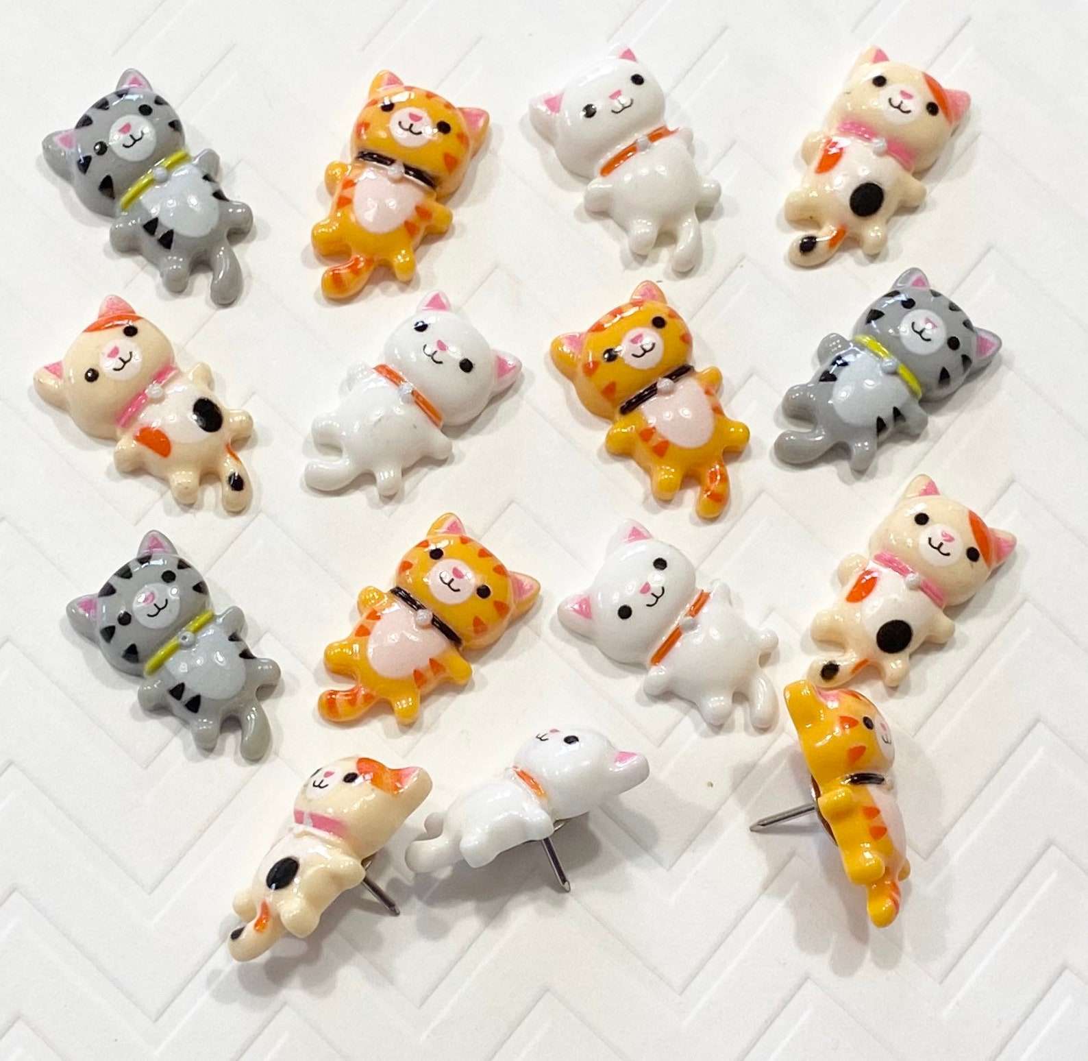 Kitten Push Pins or Magnets Cat Thumbtacks Kitten Magnets - Etsy