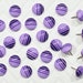 Purple Ombre Striped Thumbtacks, 25pcs Decorate Cubicle, Home Office ...