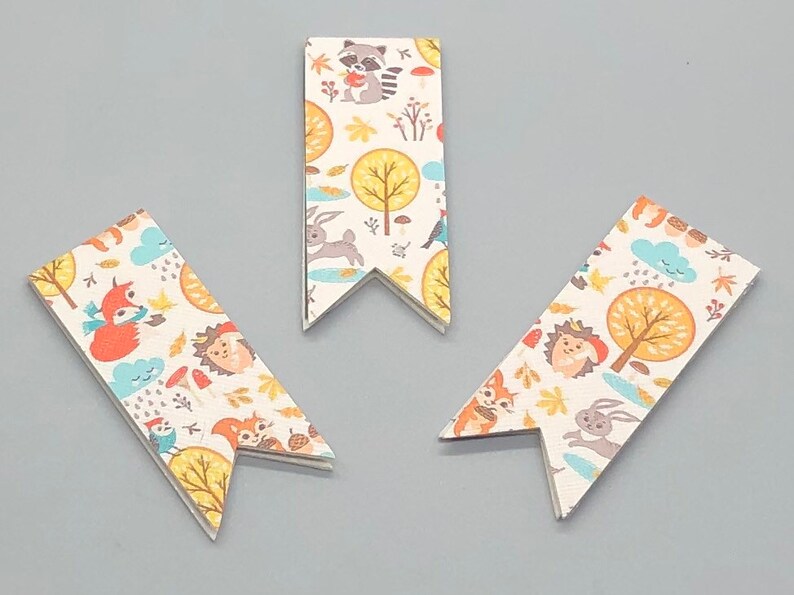 Magnetic Bookmark Set 3 Woodland Animal Bookmarks Faux - Etsy
