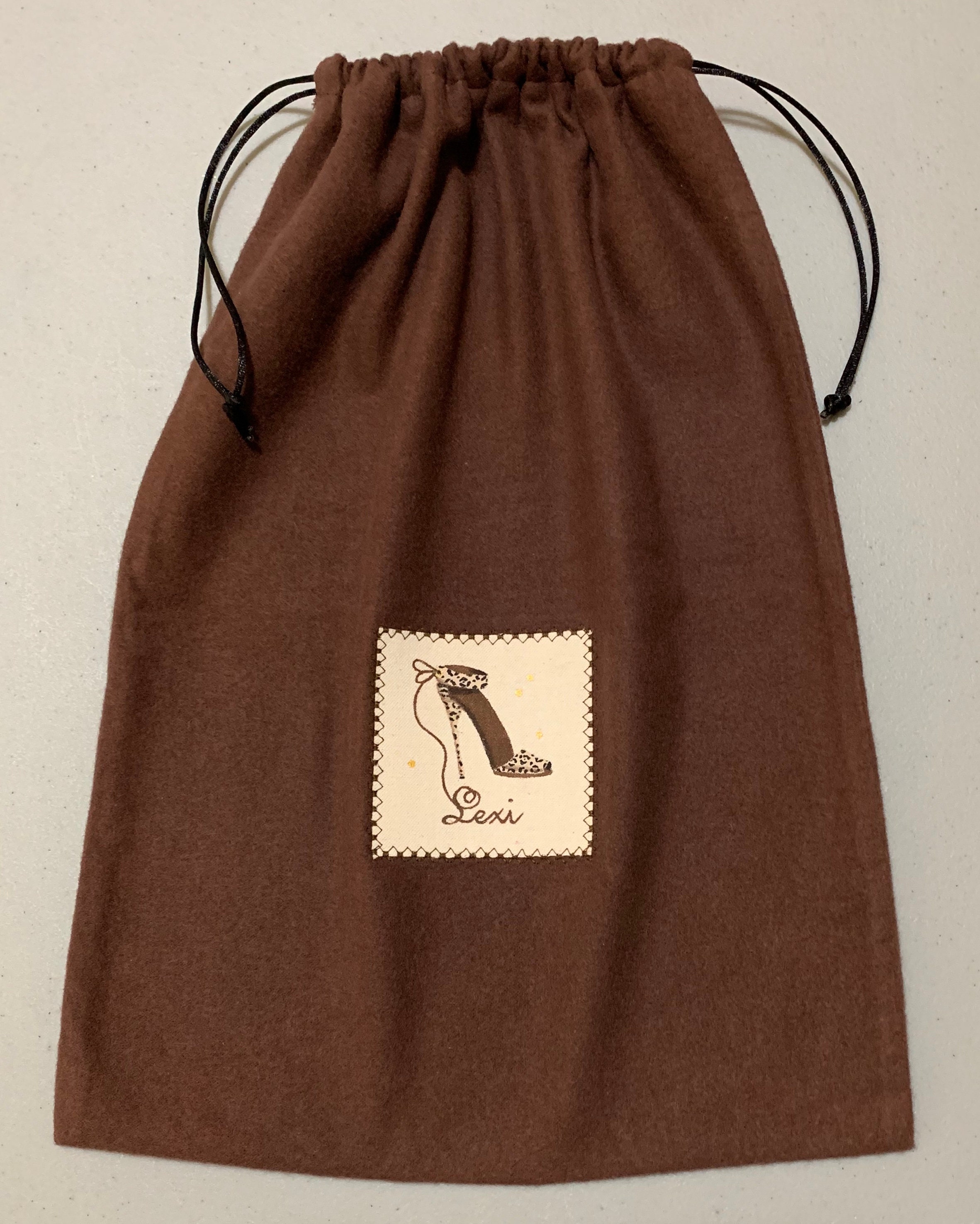 Bespoke Flannel Shoe Bags Personalized Just for You! - Etsy
