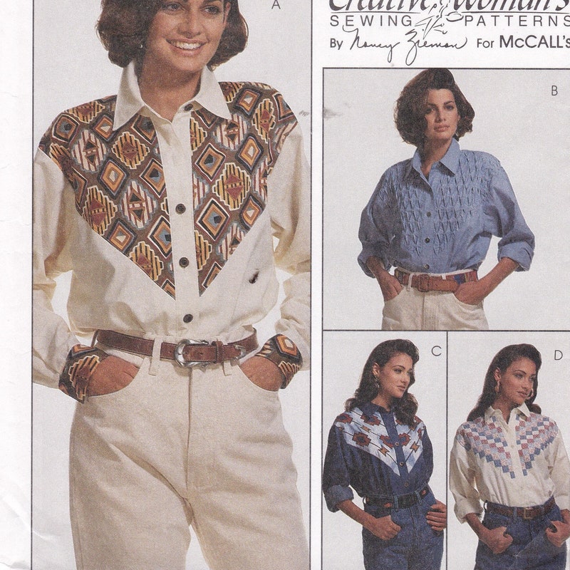 Western Shirt Sewing Pattern - Etsy