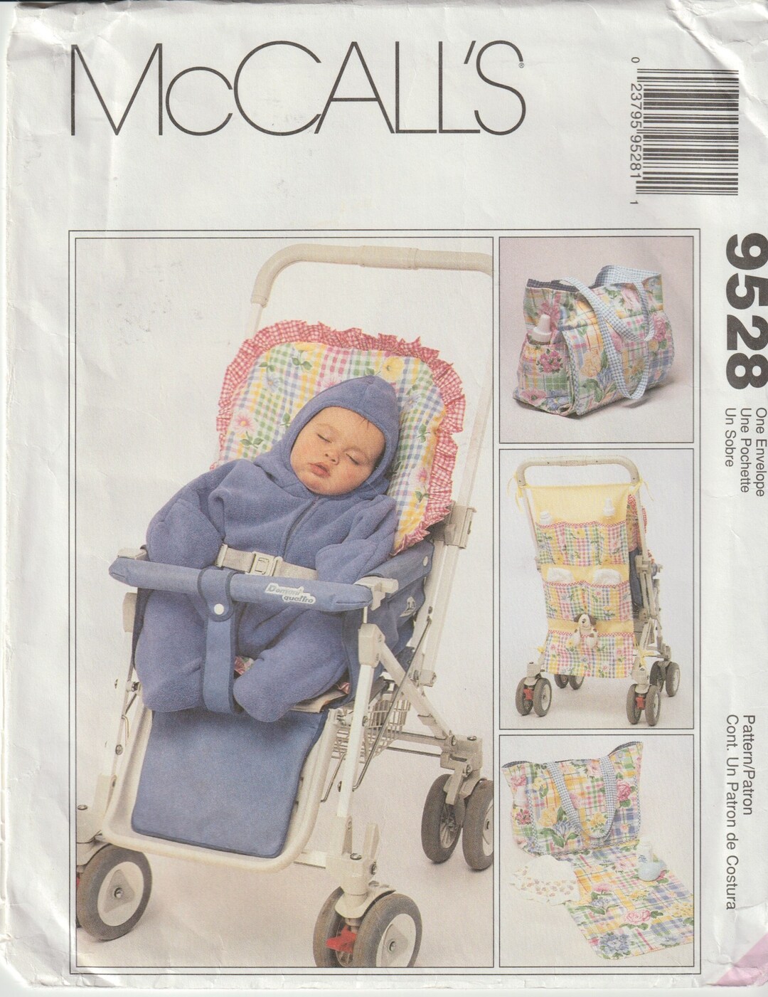 Baby Bunting With Hood, Hat, Diaper Bag, Stroller Organizer and ...