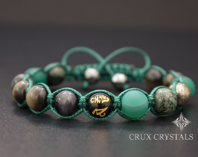 Alien, Crux Crystals Mens Shamballa Bracelet, Unique Gift for Him ...