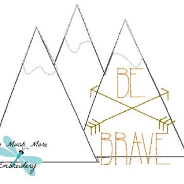 Mountain Applique - Etsy