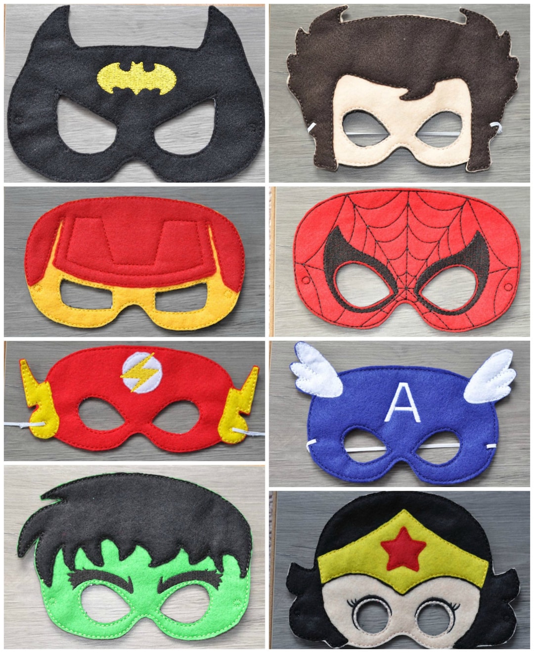 Super Hero Masks - Etsy