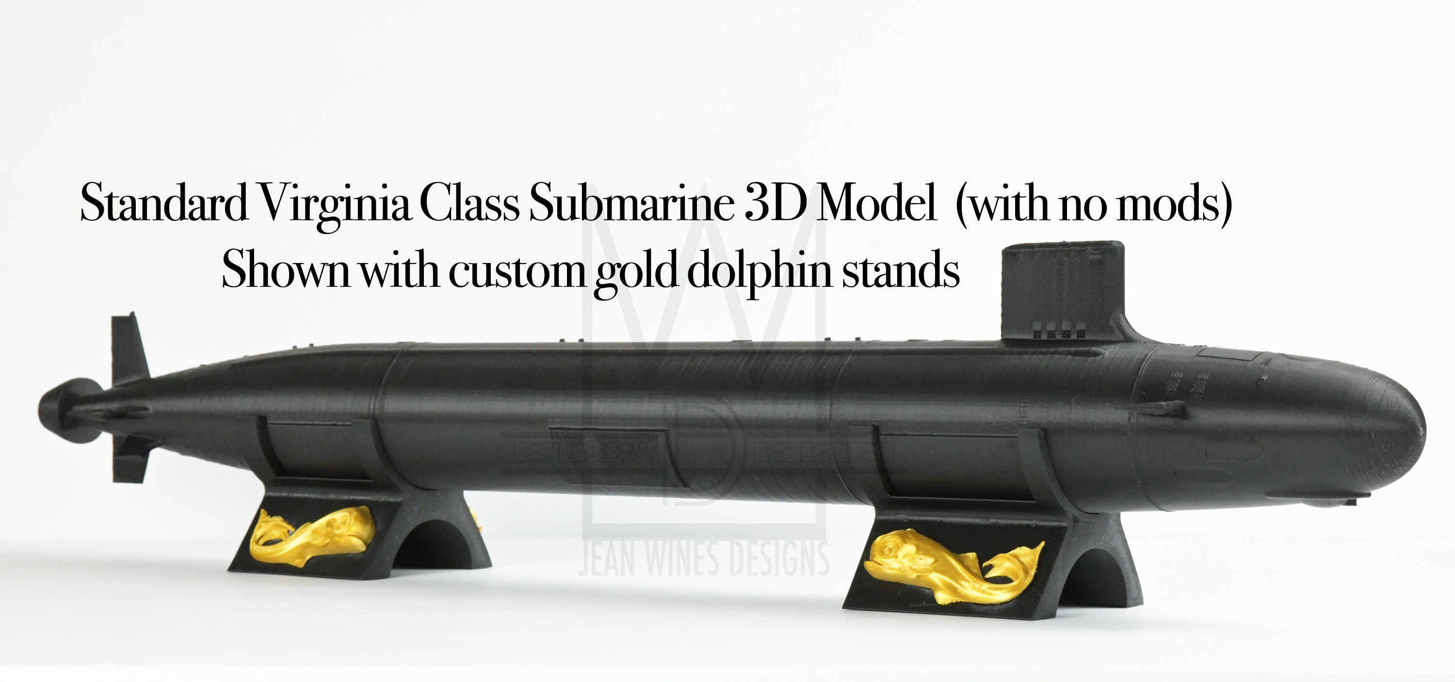 Virginia Class Submarine | 3D Printed Model | Submarine Model | VA ...