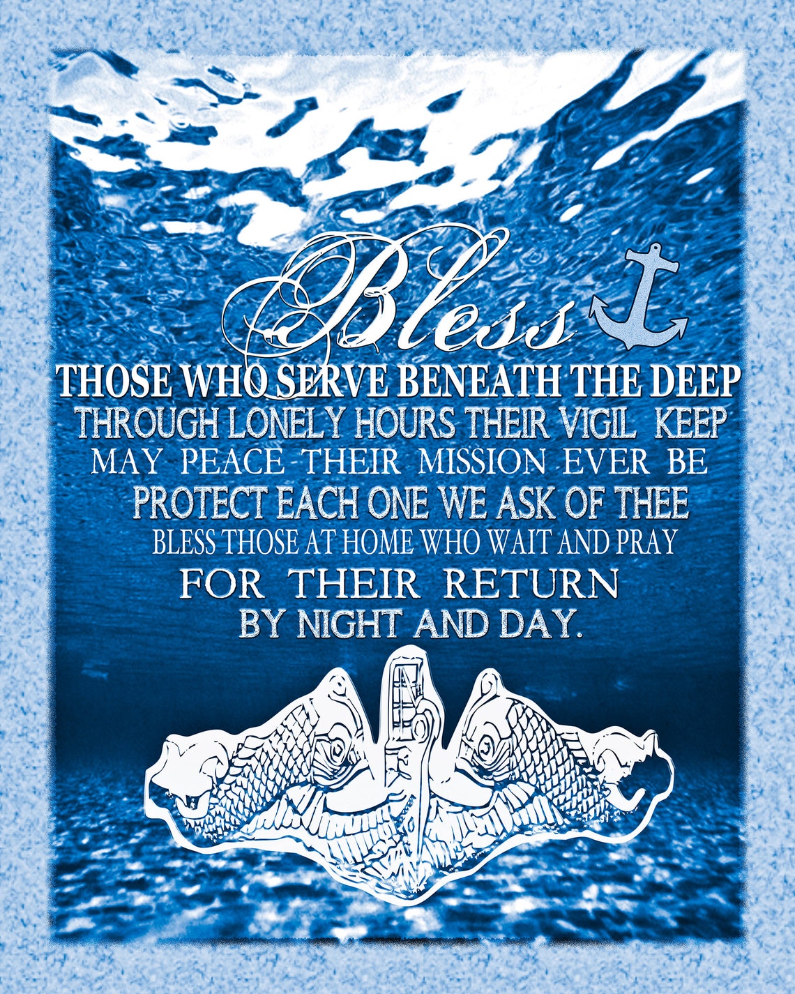 Submarine Hymn | Digital Download | Printable | Wall Print | Military ...