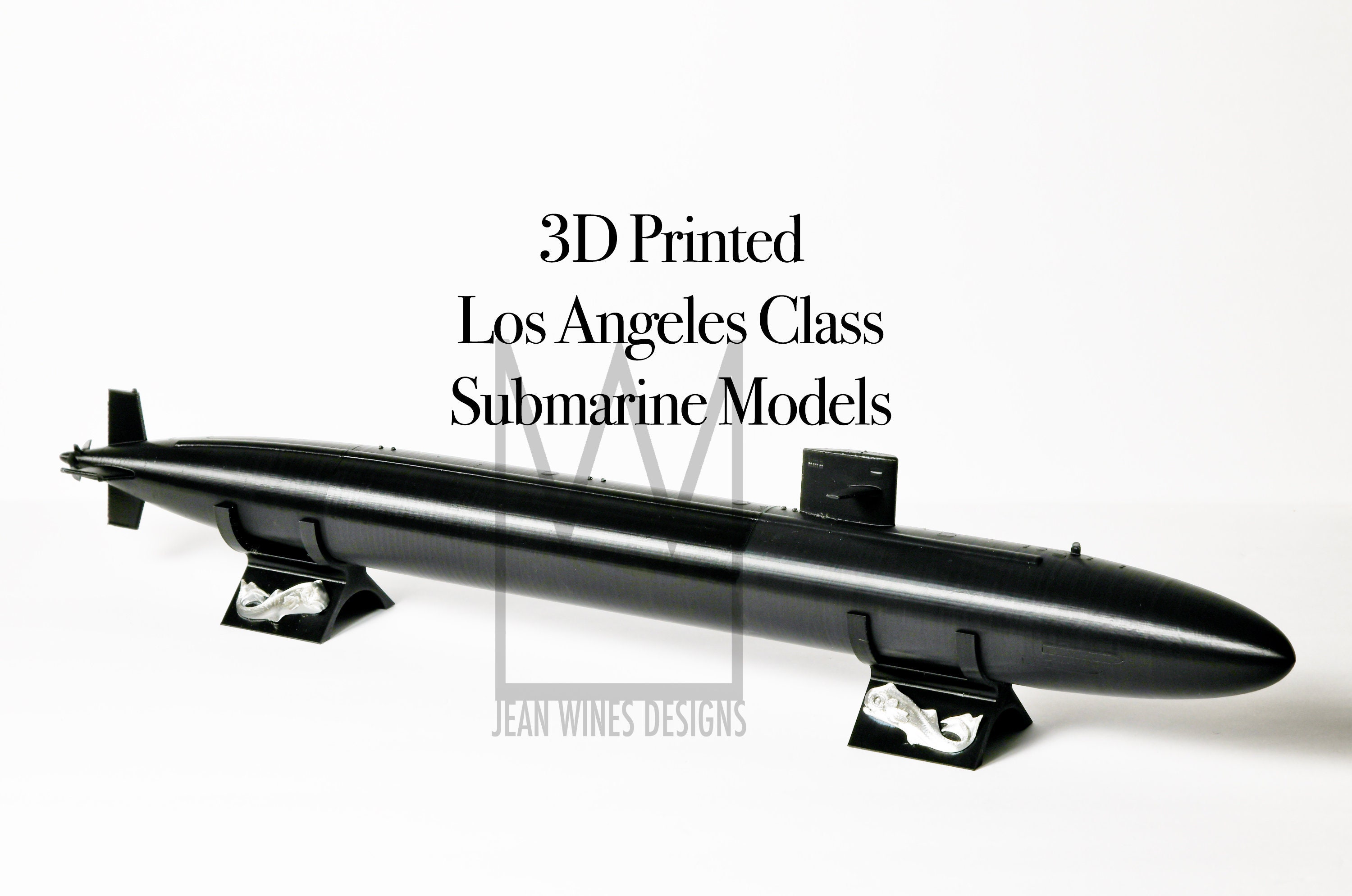 Los Angeles Class Submarine | 3D Printed Model | LA Class | Navy ...