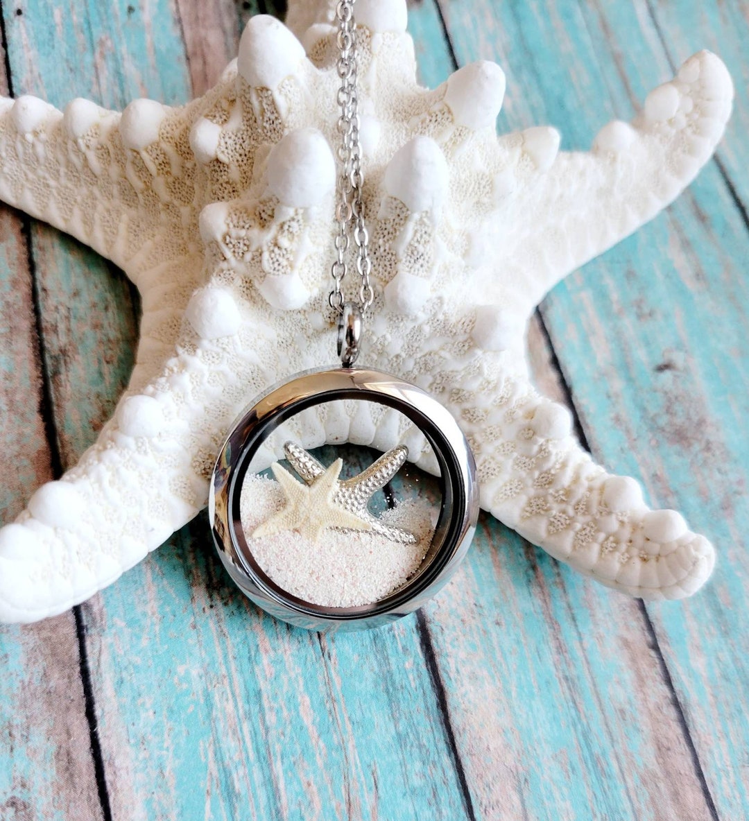 Bahamas Jewelry Beach Necklace With Pink Sand-unique Beach Gifts-pink ...