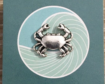 Crab Pin | Etsy