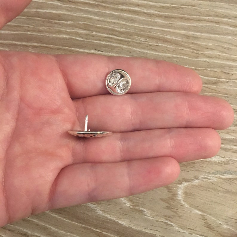 Sand Dollar Lapel Pin / Tie Tack Silver Tone Metal Beach | Etsy