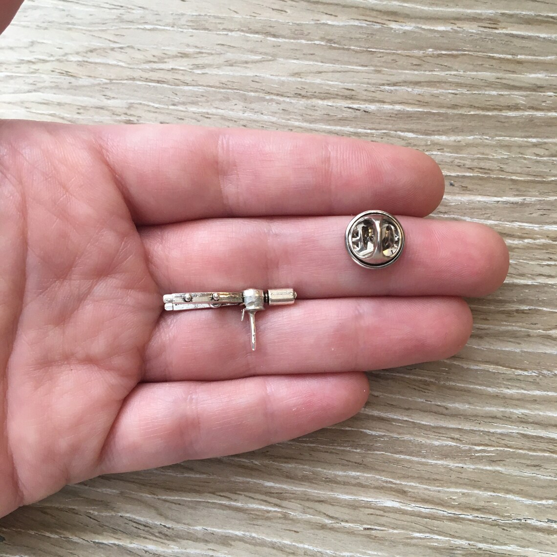 Compass Tool Lapel Pin Tie Tack Silver Tone Geometry Etsy