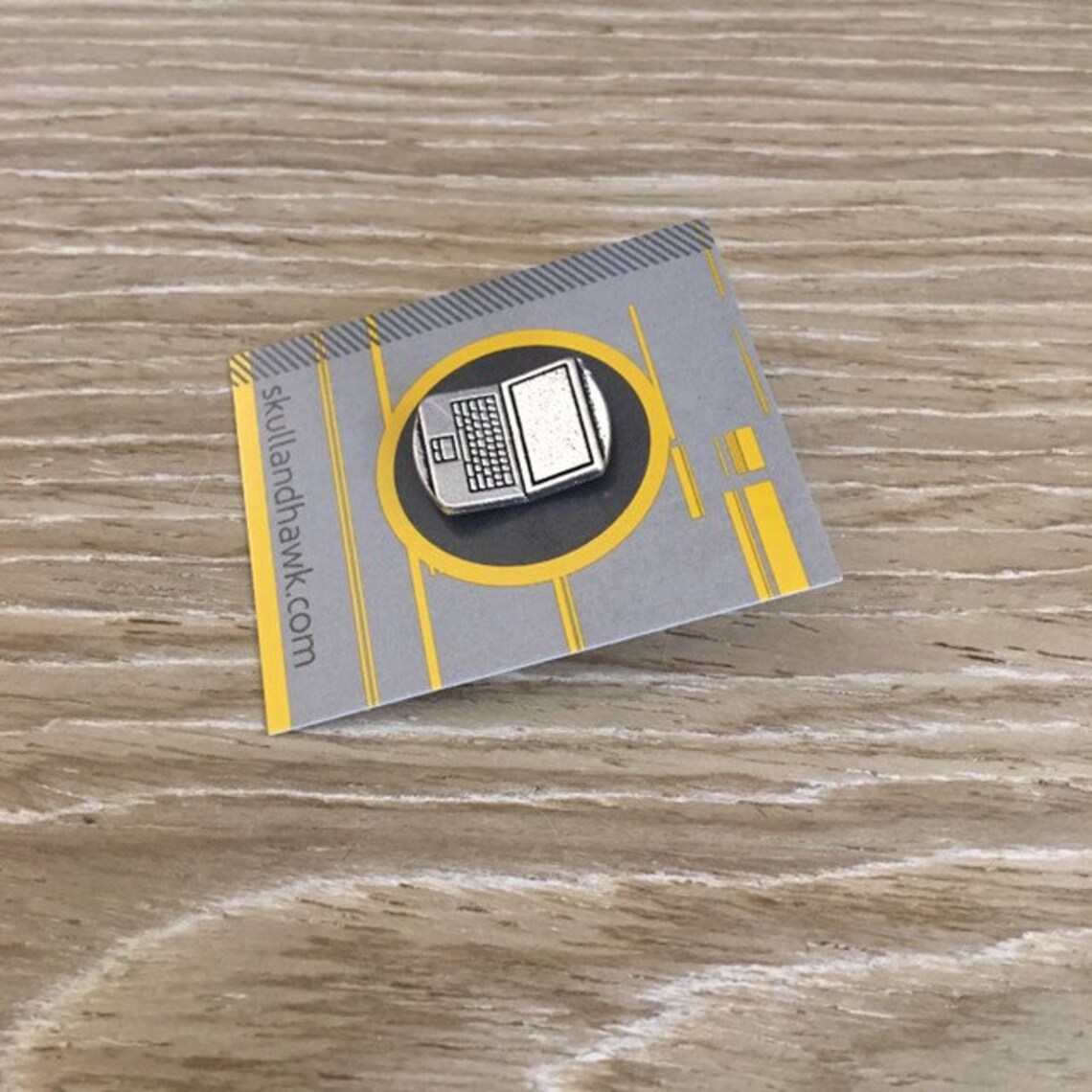 Laptop Computer Lapel Pin / Tie Tack Silver Tone Metal - Etsy