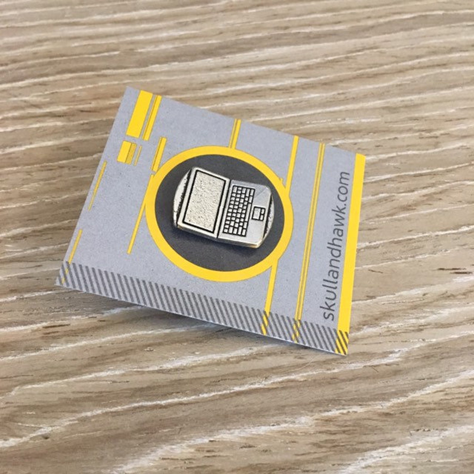 Laptop Computer Lapel Pin / Tie Tack Silver Tone Metal - Etsy