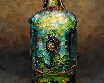 Madame Talbot's Victorian Lowbrow Absinthe Devil Skeleton Poster - Etsy