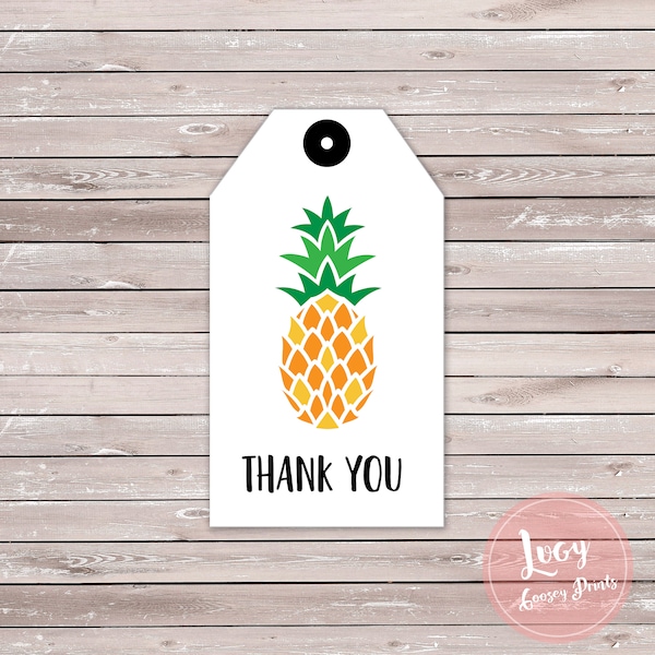 Pineapple Thank You - Etsy