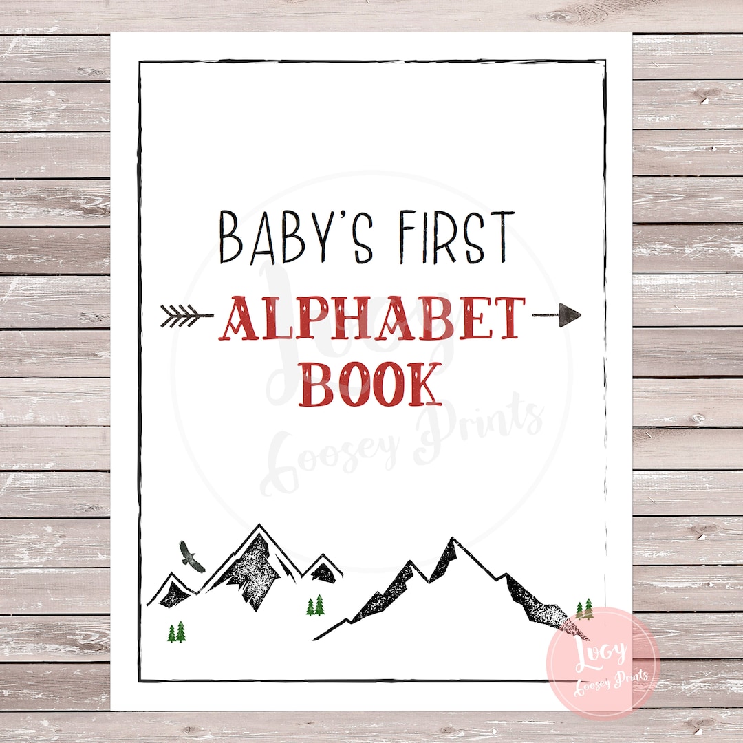 Baby's First Alphabet Book - Abcs - Instant Download - Printable Game ...