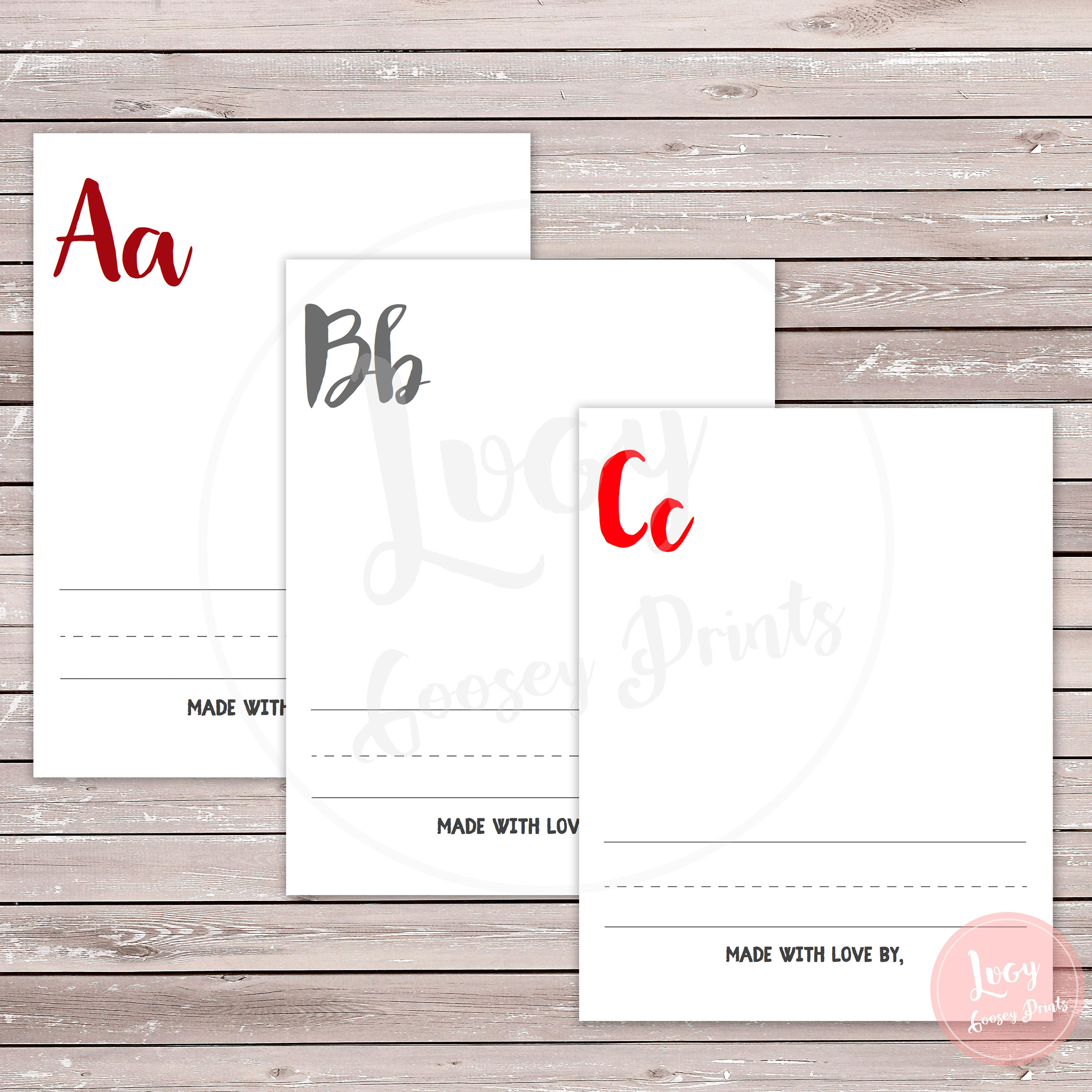 DIY Alphabet Book Instant Download Woodland Theme Baby - Etsy