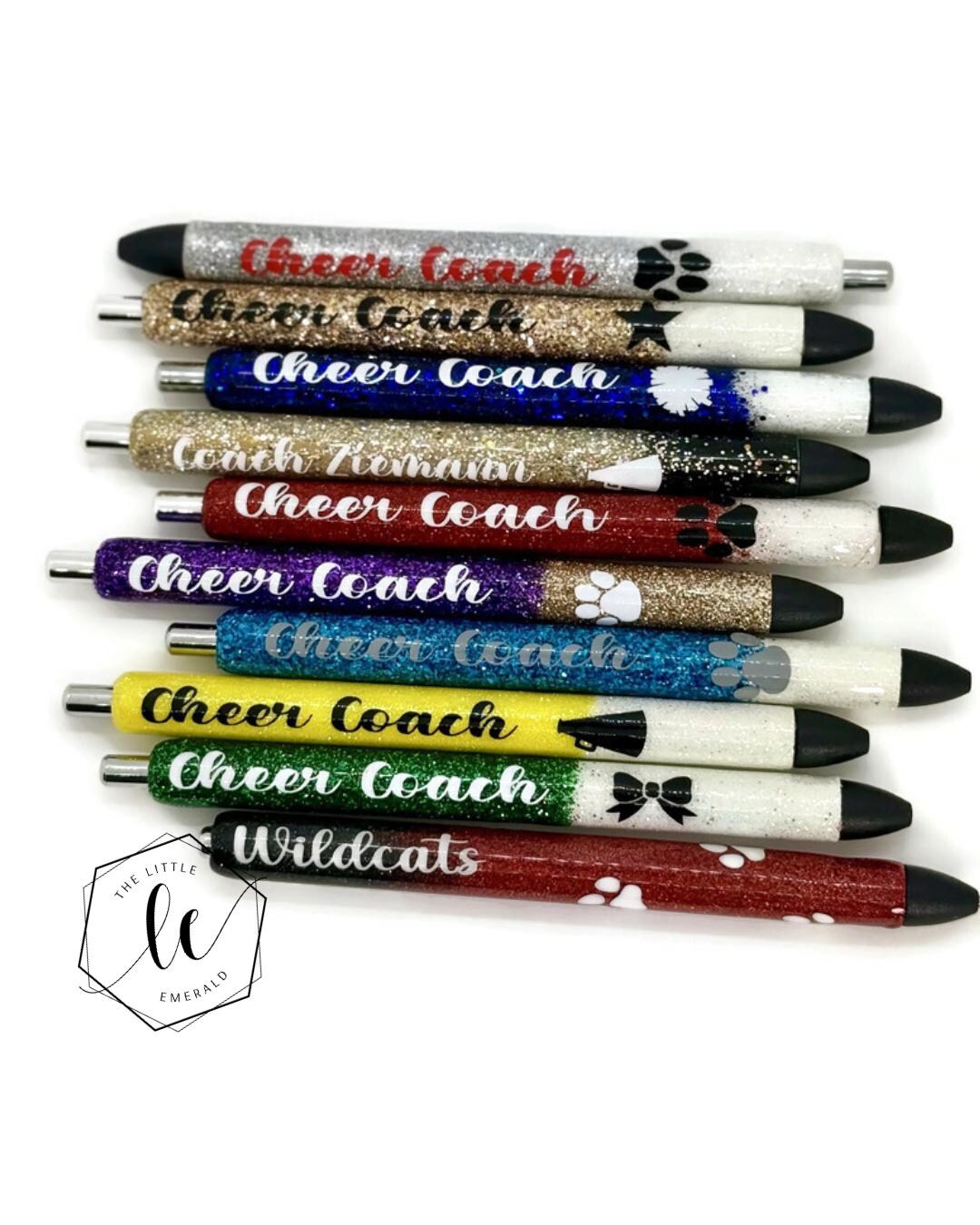 Cheer Coach Glitter Pen, Inkjoy Gel Pen, Glitter Pens, Custom Pens ...
