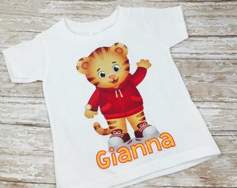 Daniel Tiger Tshirt | Etsy