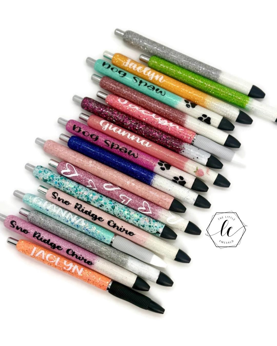 Glitter Gel Pens, Personalized Glitter Pens, Papermate Inkjoy Custom ...