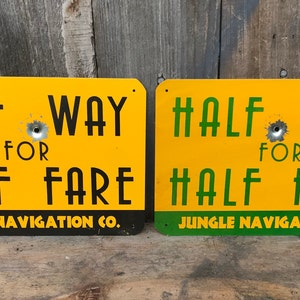 Half Way for Half Fare Disneyland Jungle Cruise Inspired | Etsy