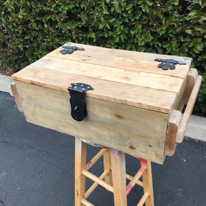 Picnic Box Made From Real Reclaimed Wood - Etsy