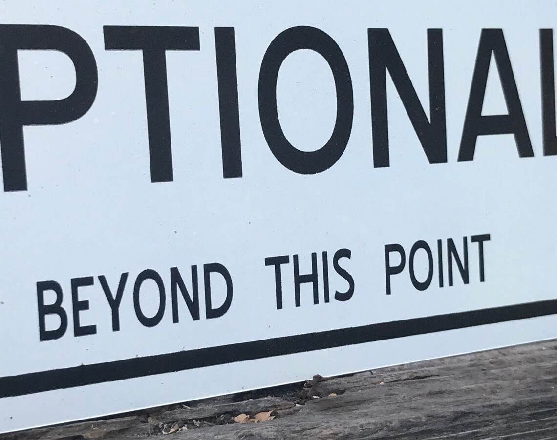 Clothing Optional Sign Metal - Etsy