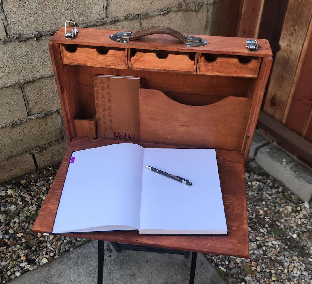 Travel, Adventure, and Expedition Desk - Real Wood - Etsy
