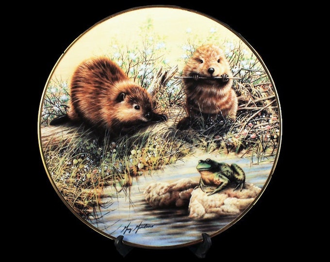 1991 Collectors Plate, the Hamilton Collection, Woodland Encounters ...