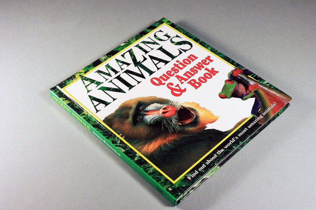 Children's Hardcover Book Amazing Animals Reference - Etsy