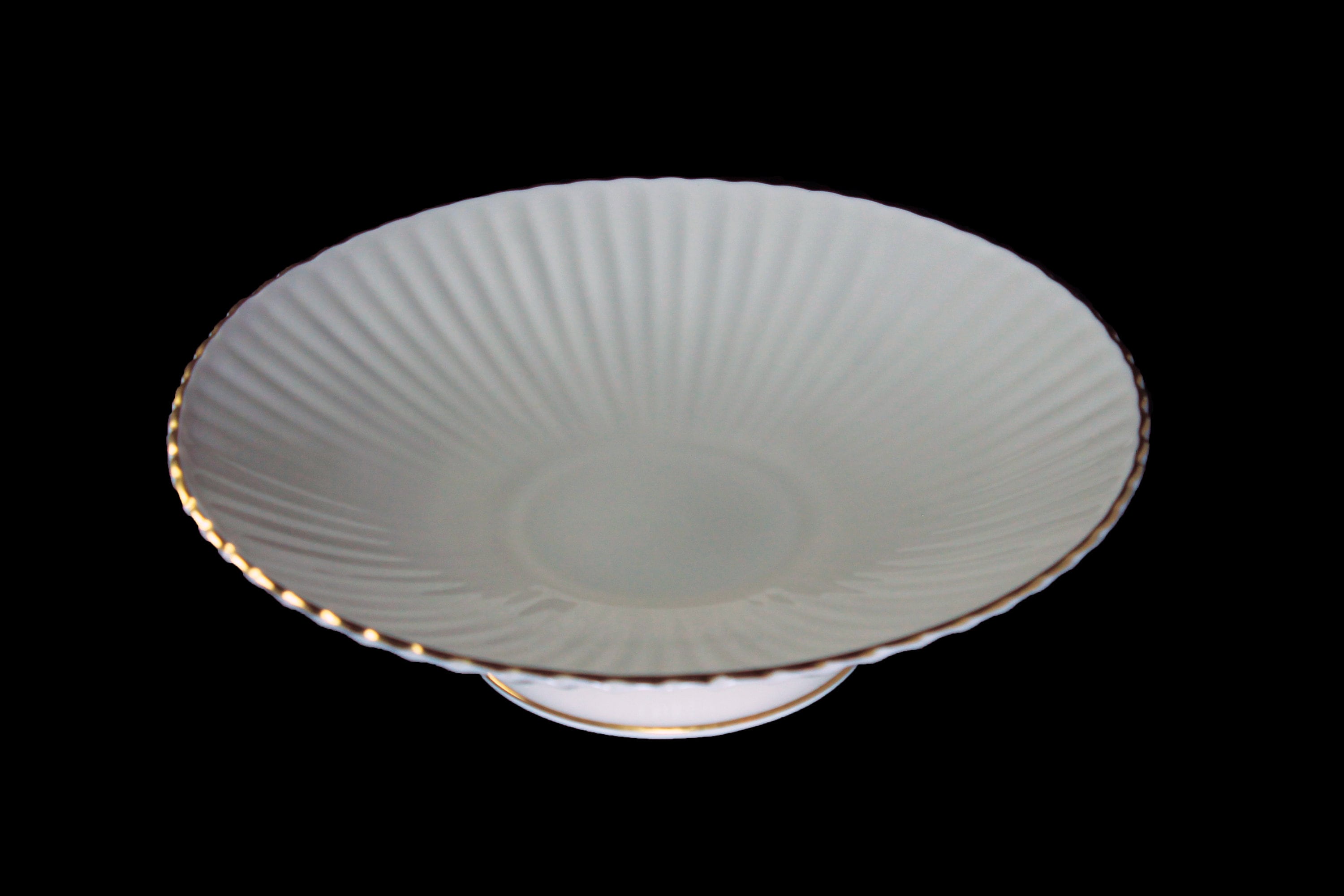 Lenox Pedestal Footed Bowl, Centerpiece, Fluted Collection, Scalloped ...