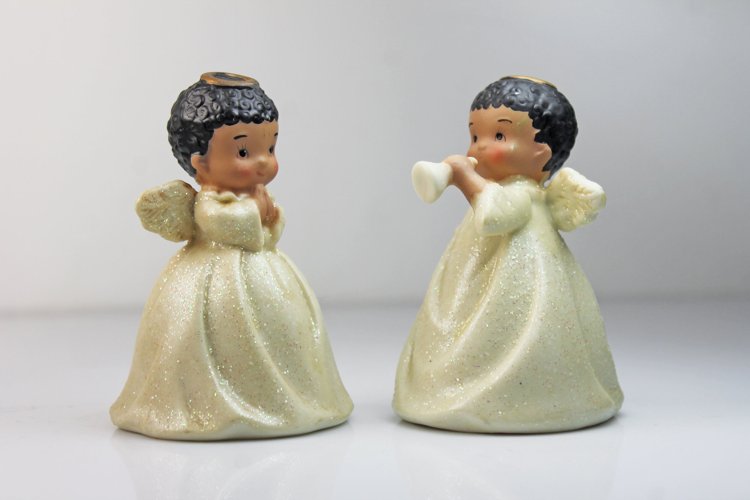 African American Angel Bells, Giftco Inc, Figurine Bell, Christmas ...