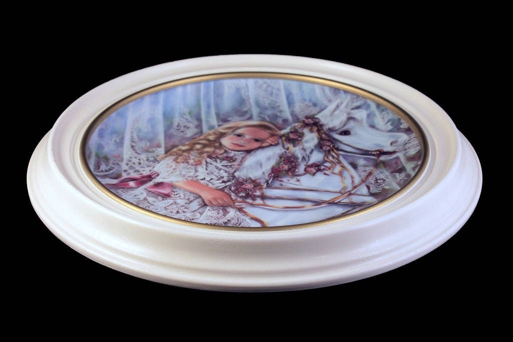 Knowles Framed Collector Plate, Tess, Limited Edition, Heirlooms and ...
